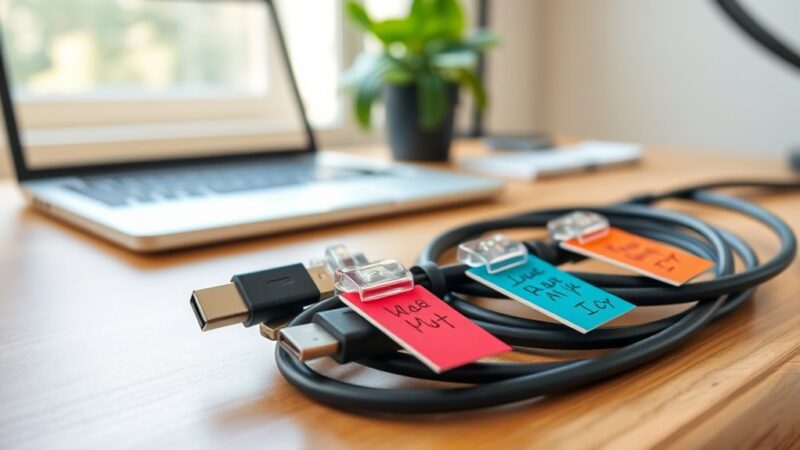 USB‑C Cable Labeling at Home: A Simple System - Digitech Bytes